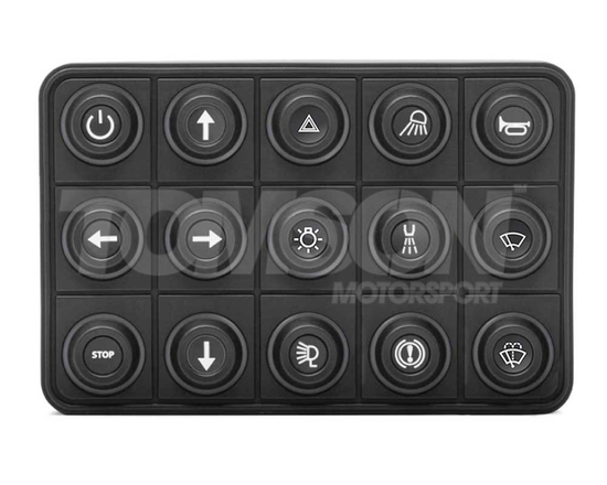 Ecumaster CAN keyboard 15-buttons RGB version | ELECTRONICS \ POWER ...