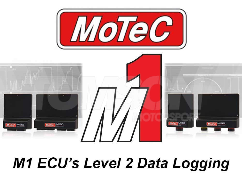 Motec 23011 Level 2 data logging for Motec M1 (M130, M150, M170, M190 ...